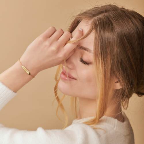 Double Gold Chain Engravable Bracelet - Tales In Gold